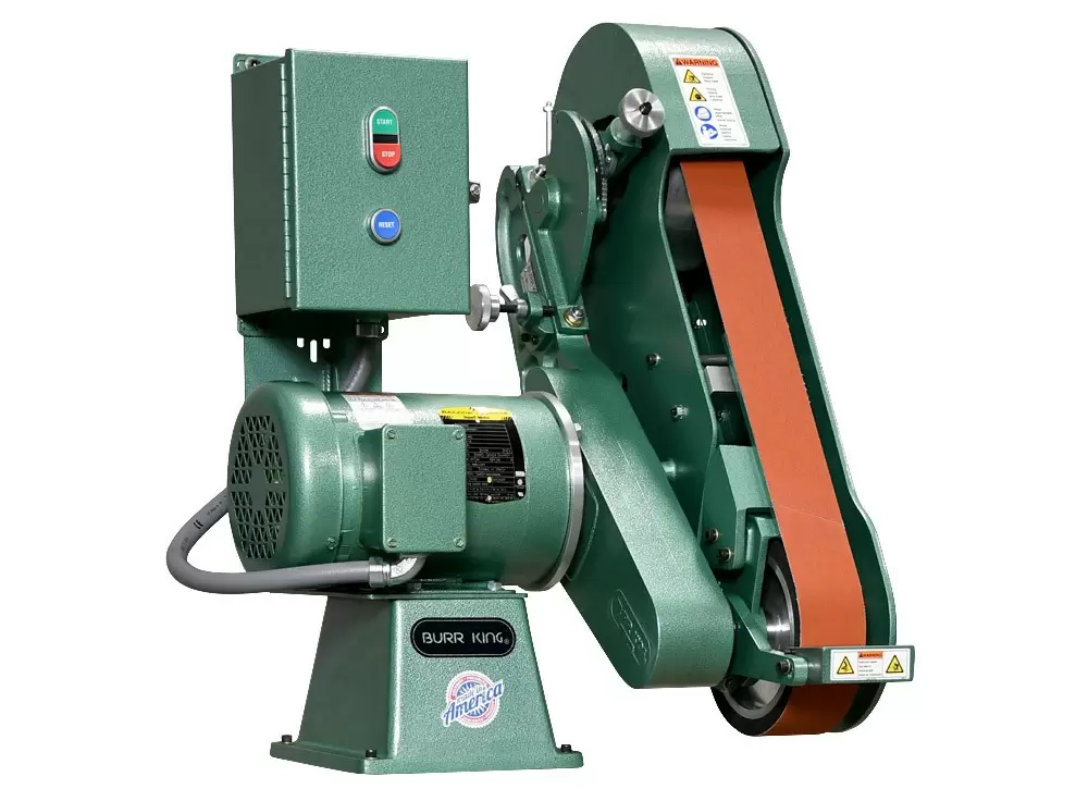 Burr King - Model 960-250 - Two Wheel Belt Grinder - 2.5 x 60 Belt