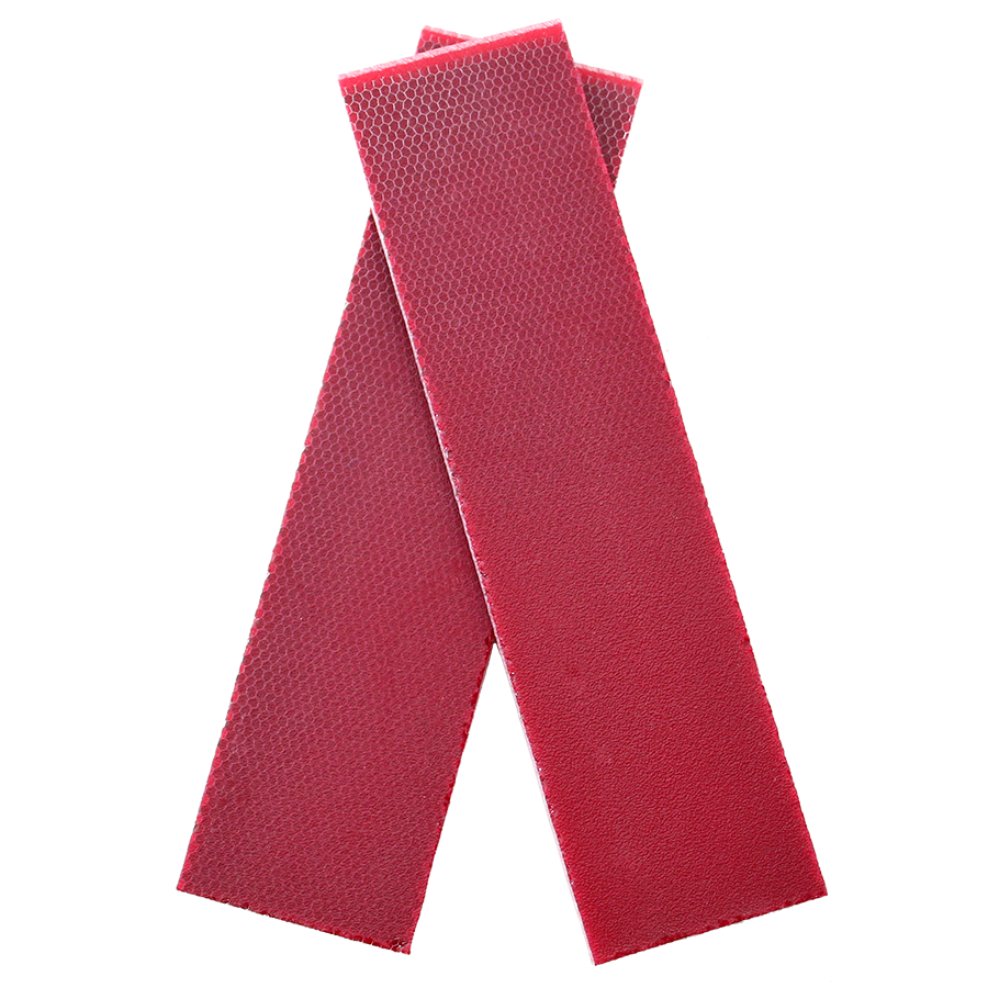 C-Tek Honeycomb Red Opaque .0625" Cell Size - 3/8" x 1.5" x 5" pair of ...